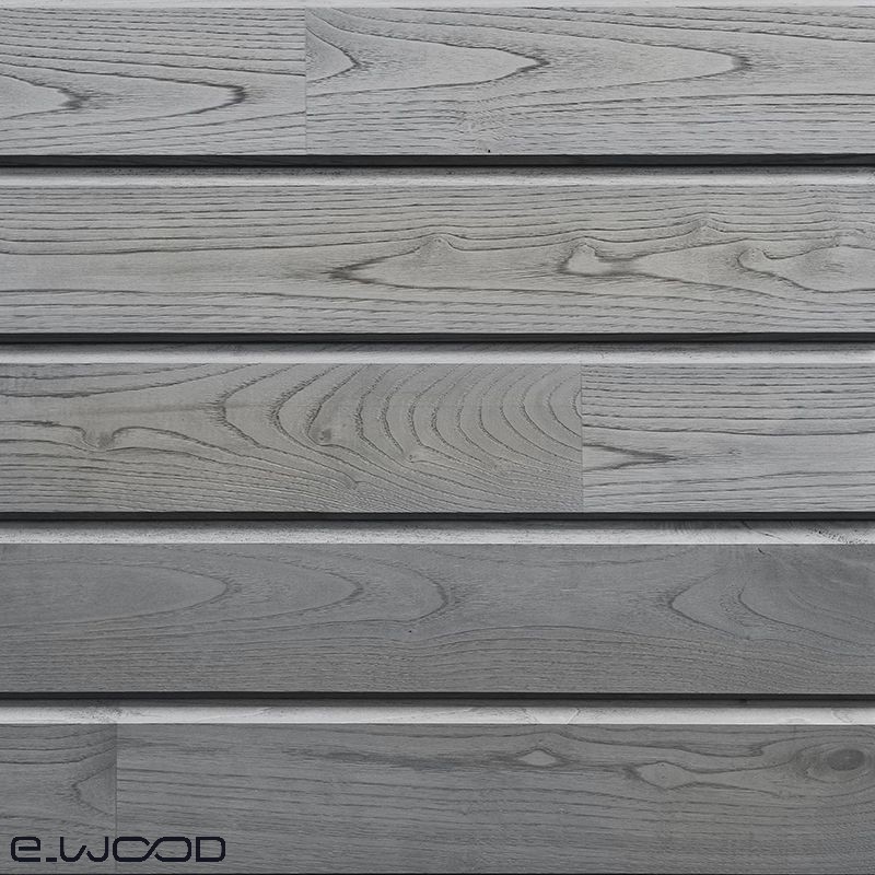BARDAGE BOIS CHÂTAIGNIER ABOUTÉ CLASSE 4 SATURÉ GRIS SILVER GREY (GRIS ...