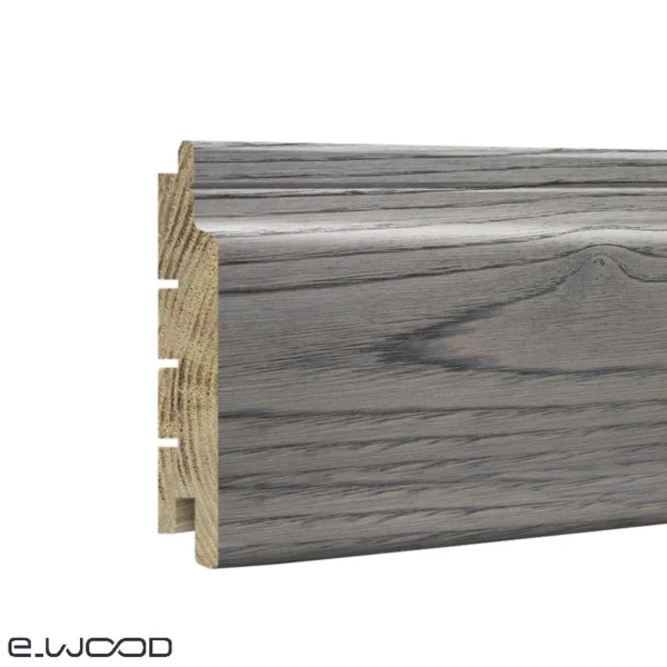 Bardage Bois Châtaignier Abouté Classe 4 Saturé Gris Grey Cloud (Vieux ...