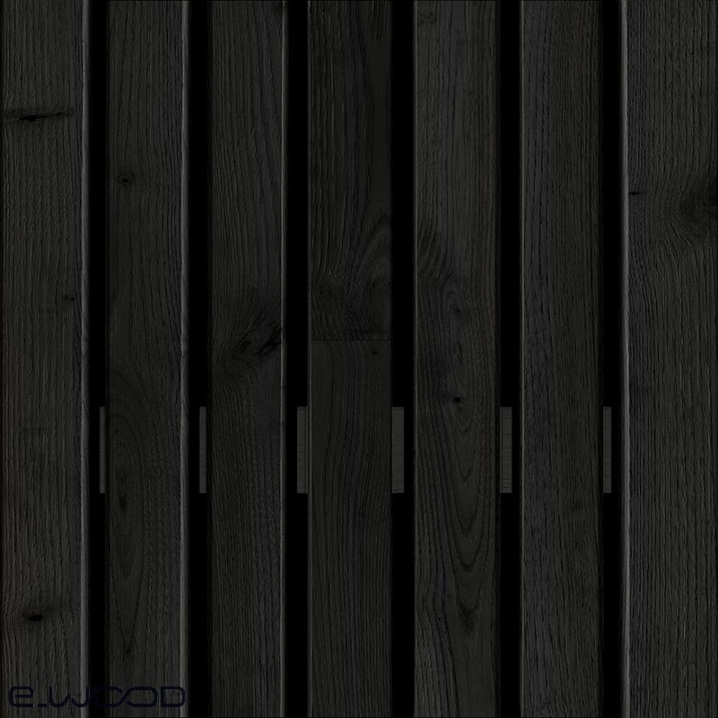 Bardage Bois Châtaignier Abouté Classe 4 Saturé Noir Intense - Karl2 40 ...