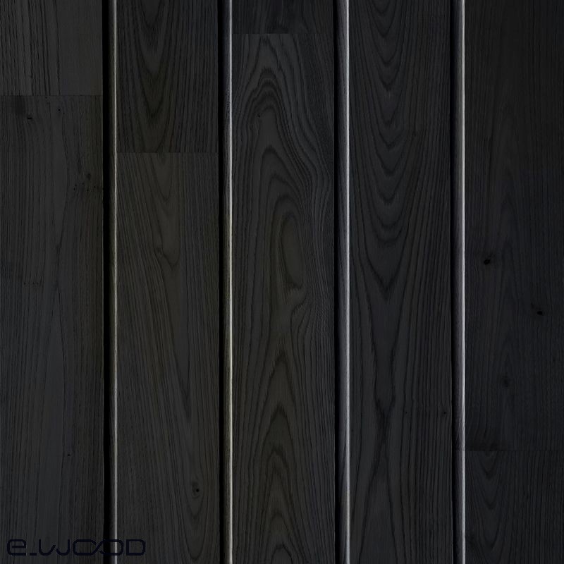Bardage Bois Châtaignier Abouté Classe 4 Saturé Noir Intense - Orla 20 ...