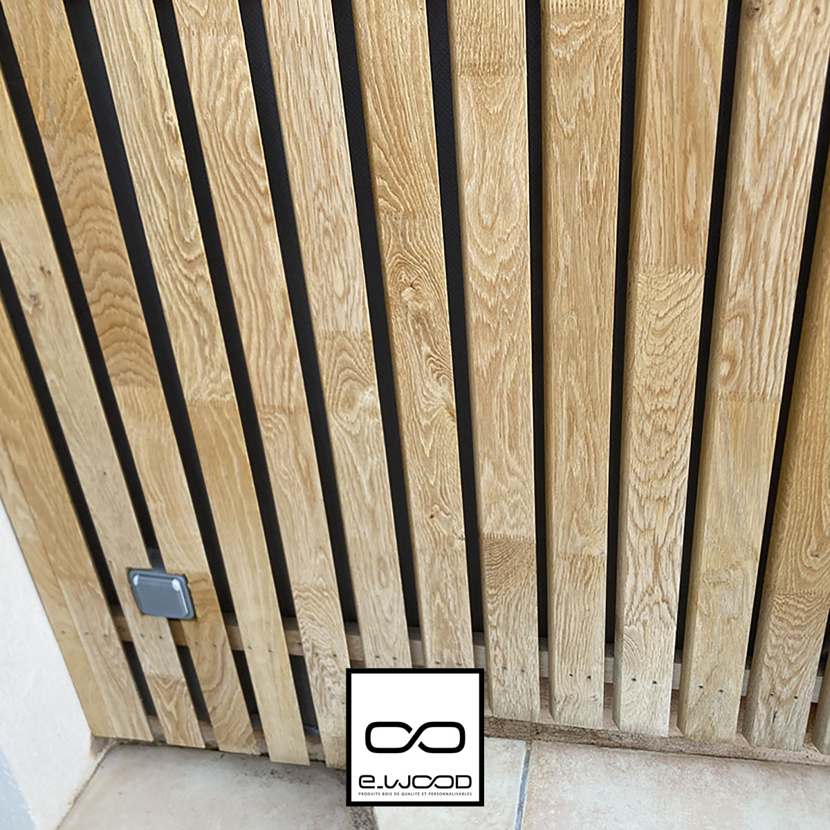 BARDAGE BOIS CHÊNE ABOUTÉ CLASSE 4 NATUREL - SVEN1 21*68*3000 ...
