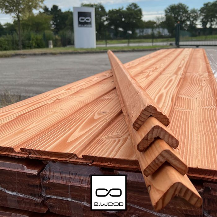 Accessoires Bardage Bois Douglas Classe 3 2 Rose Douglas Corniere
